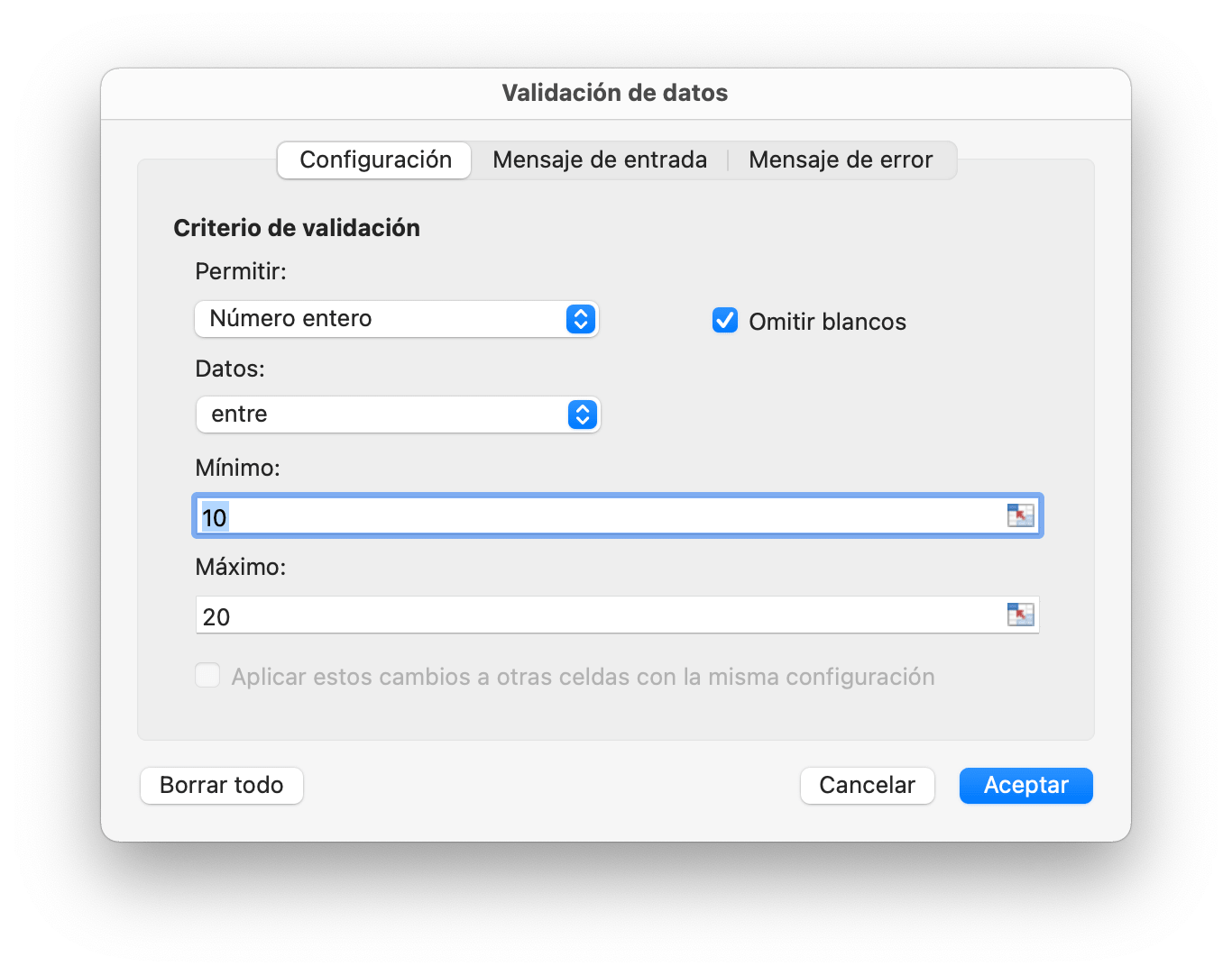 Datos · Excelize Documento