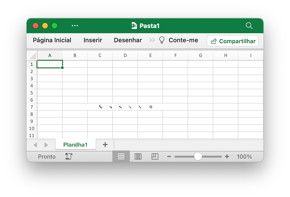 Célula · Documento Excel