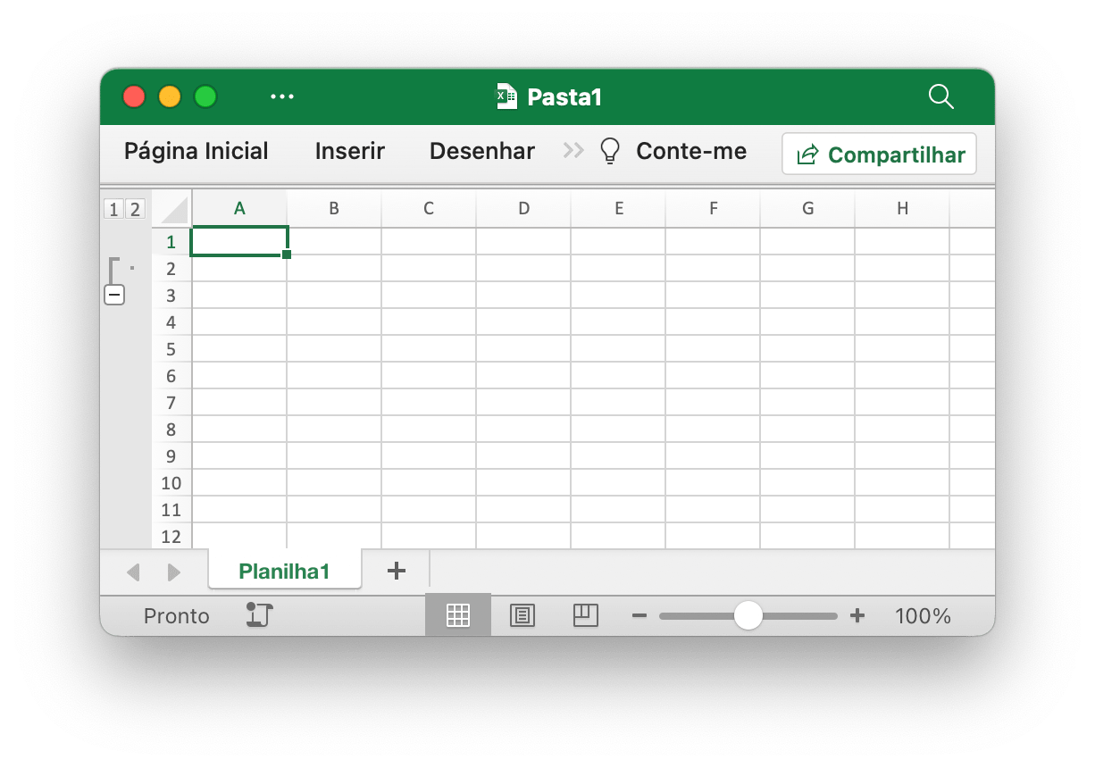 Planilha · Documento Excelize